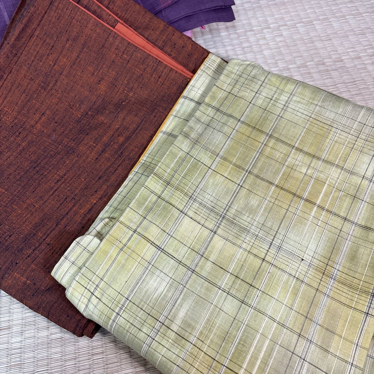 Yahoo!オークション - 紬 着物 まとめて 10品 A18