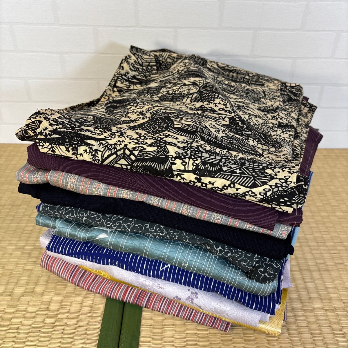 Yahoo!オークション - 小紋 着物 まとめて 10品 A28