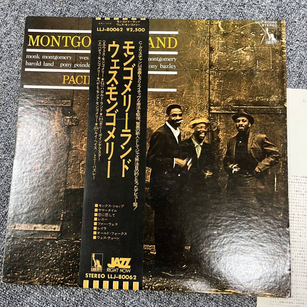 Yahoo!オークション - 見本盤 WES MONTGOMERY / MONTGOMERYLAND / LLJ-...