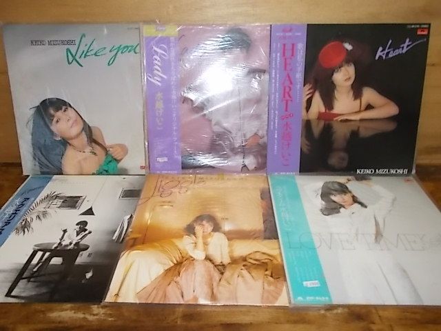Yahoo!オークション - B1773 【未確認】 水越けい子 LP6枚セット