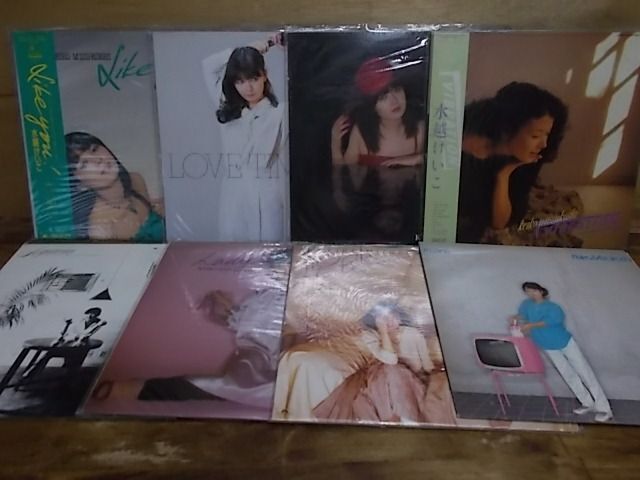 Yahoo!オークション - c1327 【未確認】 水越けい子 LP8枚セット