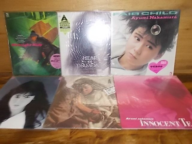 Yahoo!オークション - BX0607 【未確認】 中村あゆみ LP6枚セット
