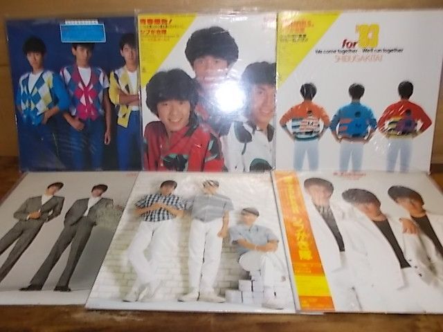 Yahoo!オークション - B3529 【未確認】 シブがき隊 LP6枚セット