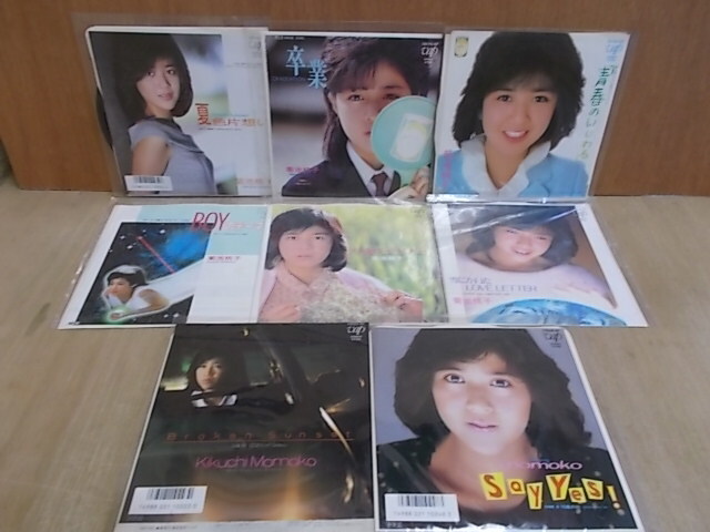 Yahoo!オークション - epi1368 【未確認】 菊池桃子 EP8枚セット