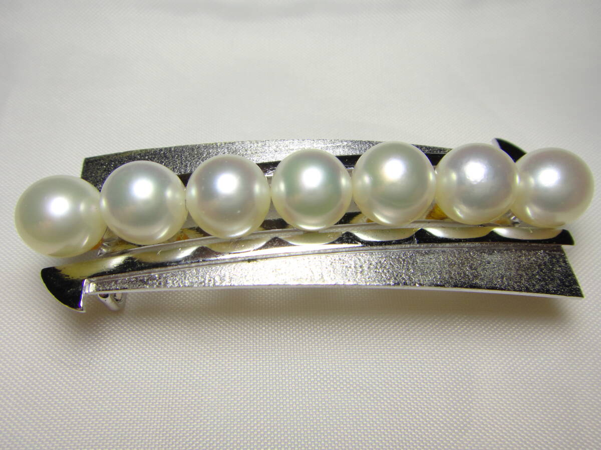 アコヤ真珠 本真珠 本パール 帯留め 約8㎜玉 約11.76g SILVER刻印有 巻きテリ良し ネックレス等にも ビンテージ アンティーク(アコヤ真珠)｜売買されたオークション情報 ...