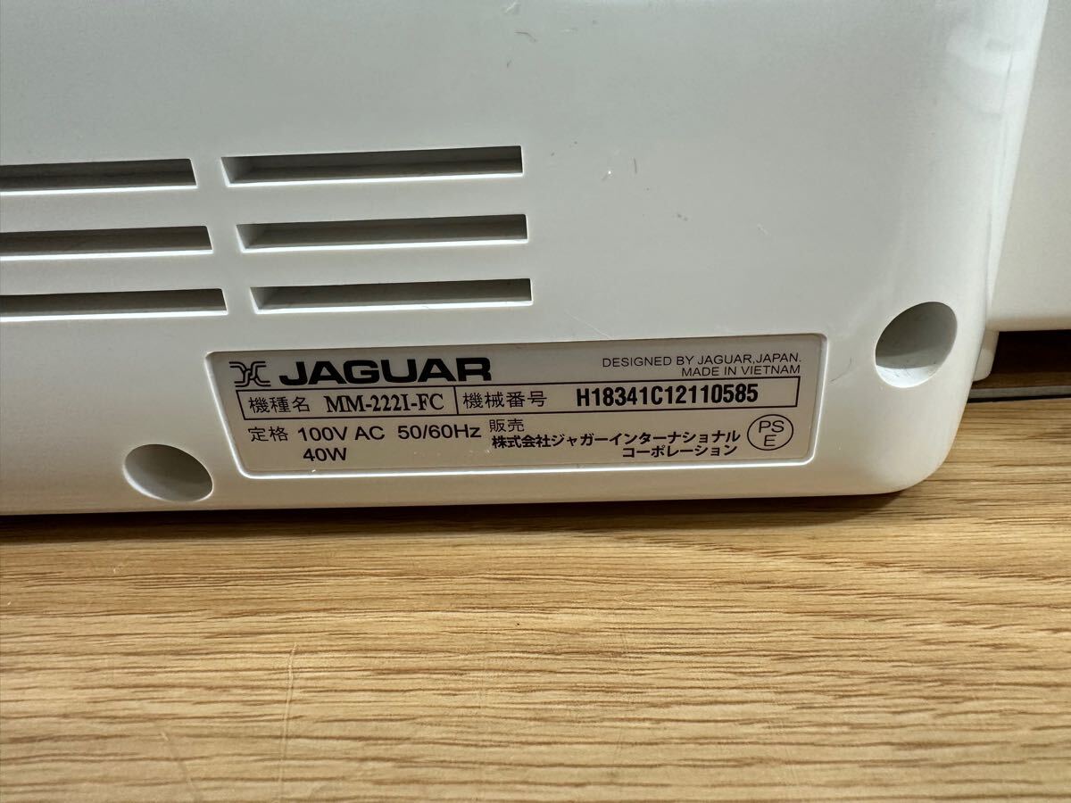 Yahoo!オークション - [I-376]JUGUAR ジャガー MM-222I-FC 電動ミシ...