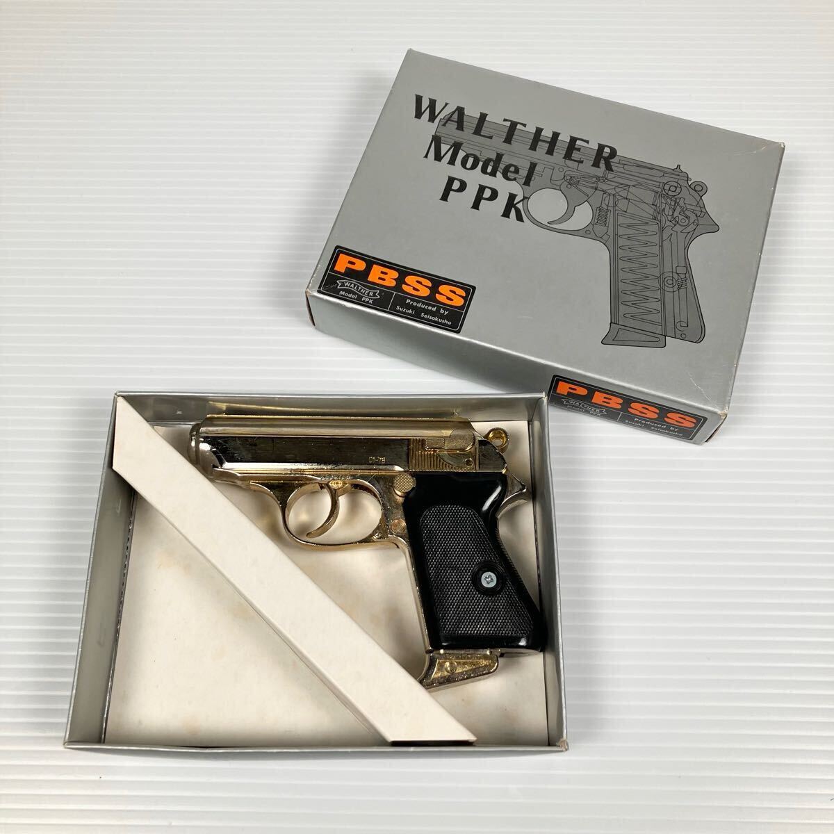 Yahoo!オークション - 鈴木製作所 ワルサー PPK モデルガン SMG刻印 ス...