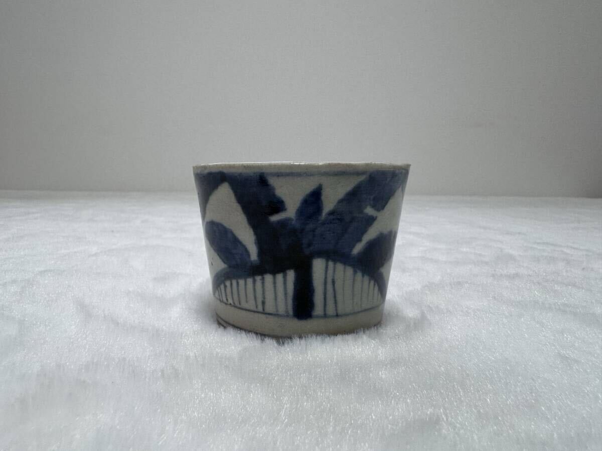 Yahoo!オークション - 蕎麦猪口 直径7.5㎝ 高さ6㎝ 染付 そばちょこ ...