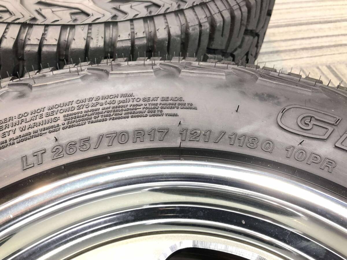 Yahoo!オークション - 【美品】 17×8J MOZZER LT265/70R17 YOKOHAMA...