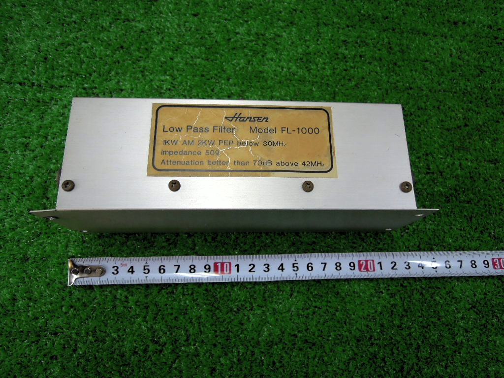 Yahoo!オークション - LPF 1KW AM 2KW PEP カットオフ周波数30MHz