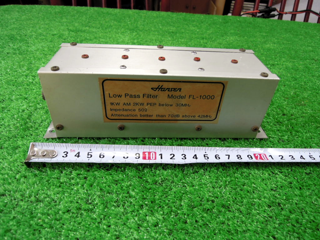 Yahoo!オークション - LPF 1KW AM 2KW PEP カットオフ周波数30MHz
