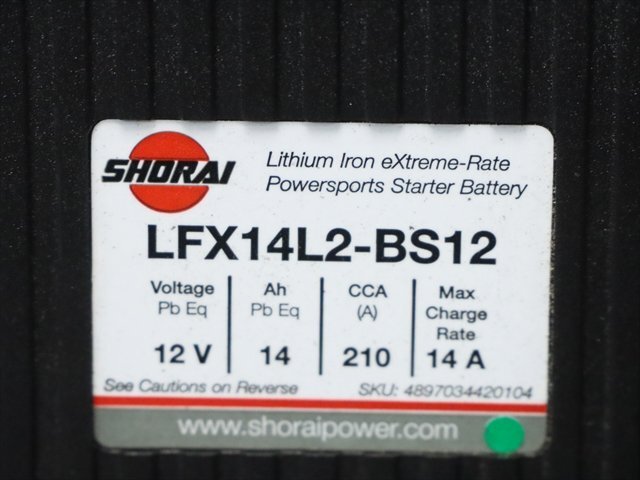 Yahoo!オークション - 激安 SHORAIバッテリー製LFX14L2-BS12 互換YTZ6V...