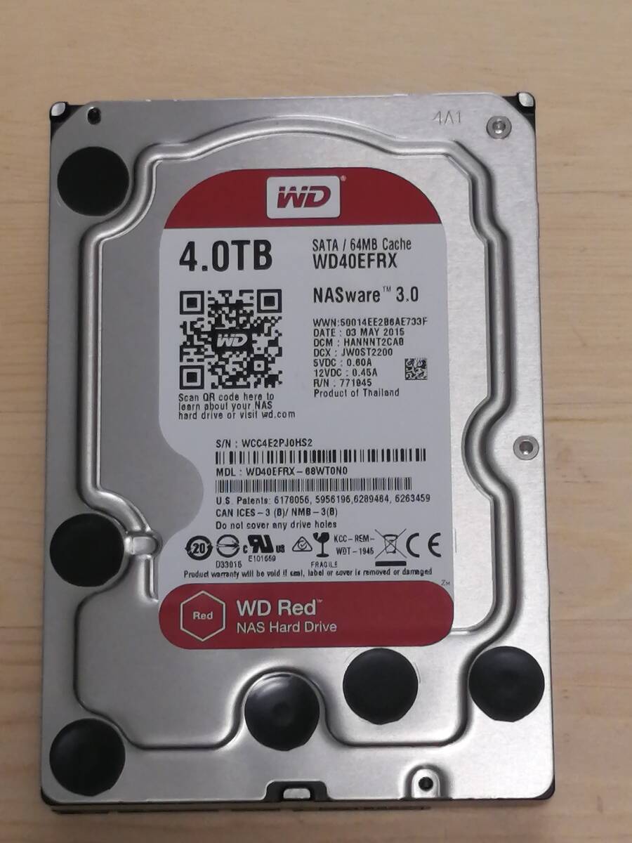 Yahoo!オークション - 【WD Red】Western Digital WD40EFRX 4TB SATA H...