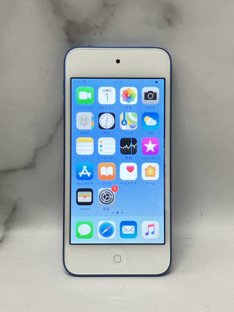 Yahoo!オークション - iPod touch 第6世代 A1574 ブルー 64GB バッテリ...