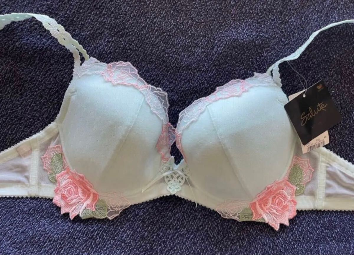 Yahoo!オークション - 【サルート】 リブ ブラジャー E80 ブラジャー T...