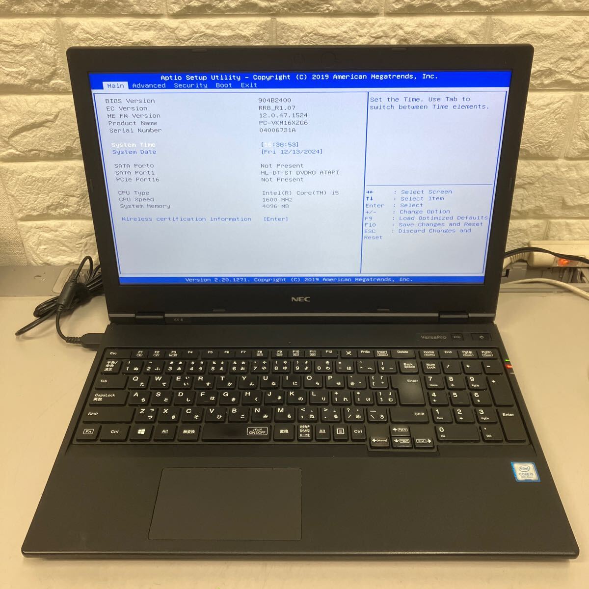 Yahoo!オークション - Z138 NEC VersaPro VX-6 PC-VKM16XZG6 Core i5 8...