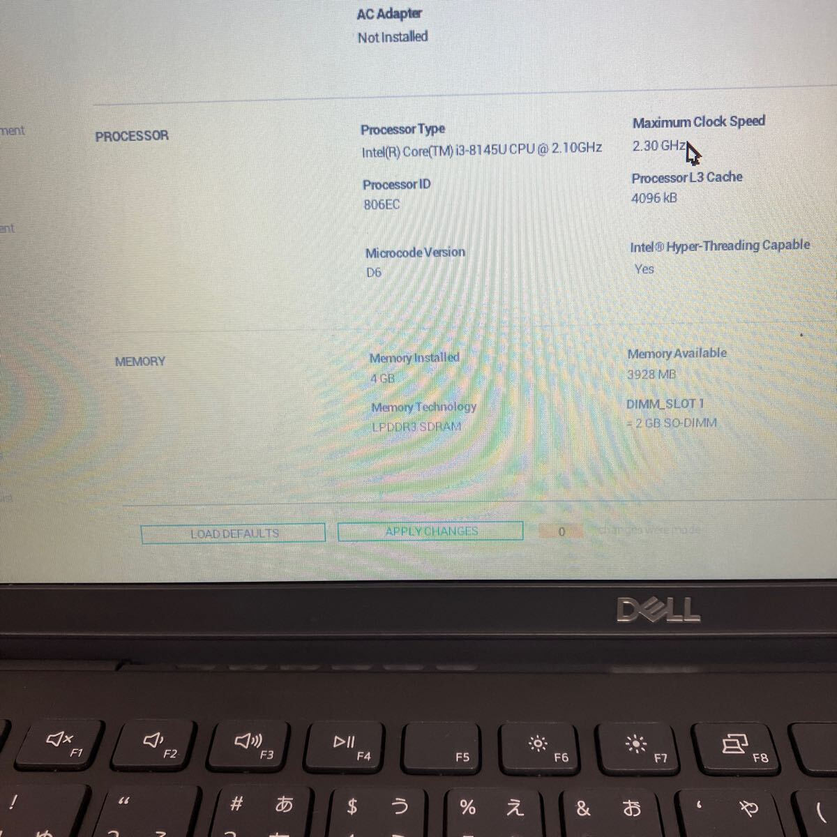 Yahoo!オークション - A155 DELL Latitude 3301 P114G Corei3 8145U メ...