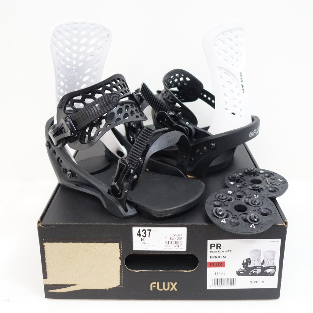 Yahoo!オークション - 中古 23/24 FLUX PR Mサイズ スノーボードビンデ...