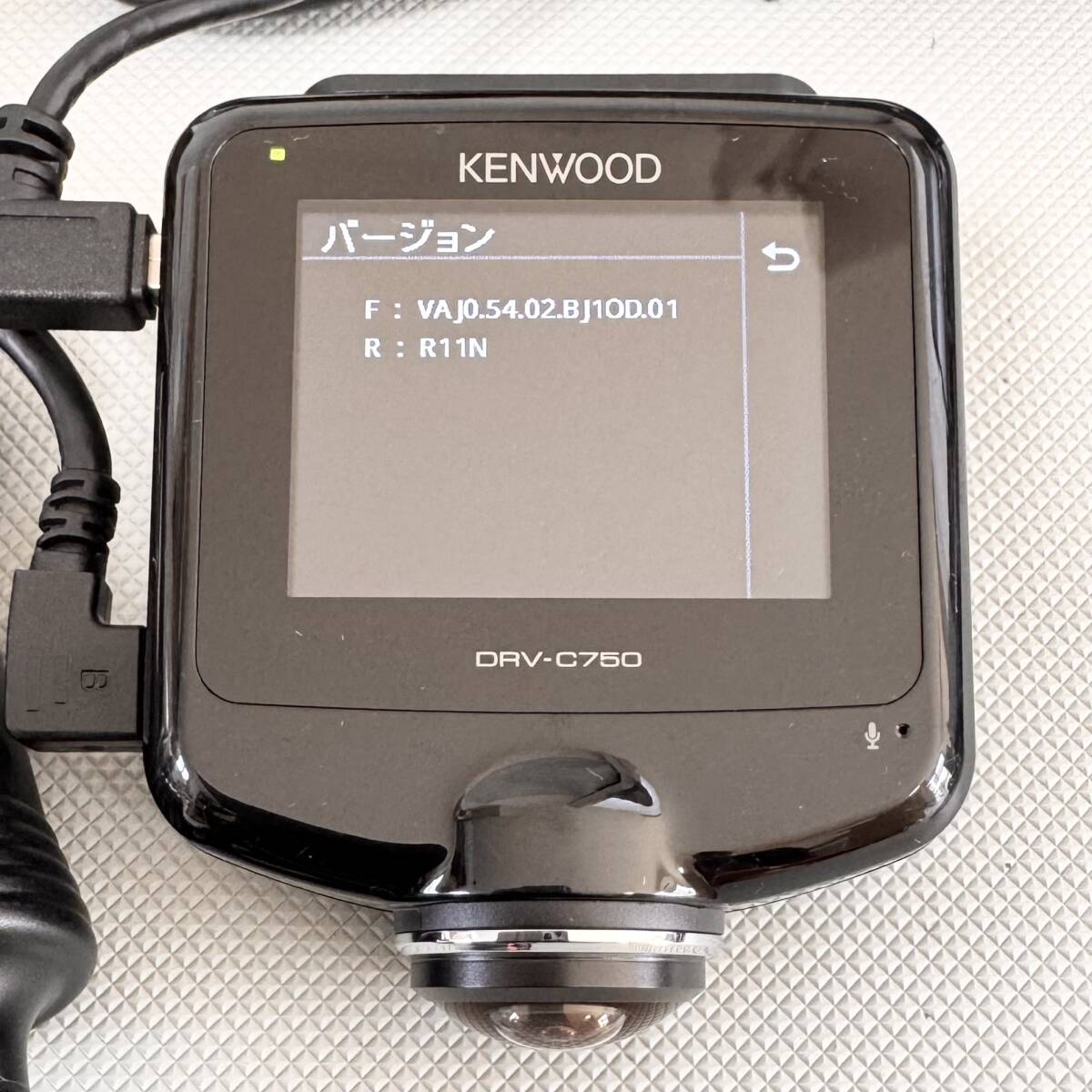 Yahoo!オークション - 美品 DRV-C750 360°前後2カメラ 最新ファームウ...