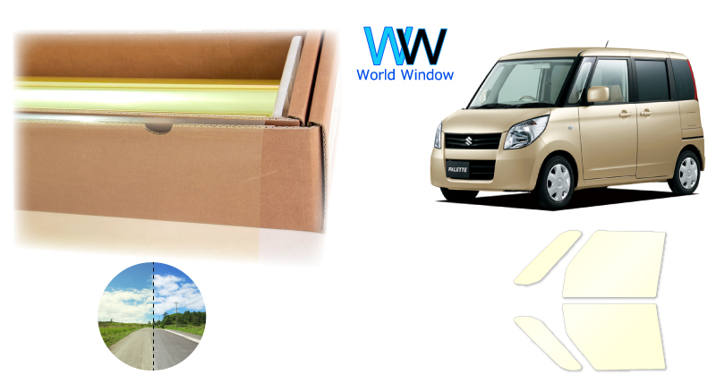 Yahoo!オークション - 透明UVカットフィルム スーパーUV91 スズキ パレ...