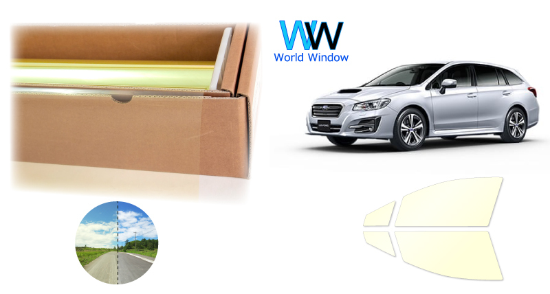 Yahoo!オークション - 透明UVカットフィルム スーパーUV91 スバル レヴ...