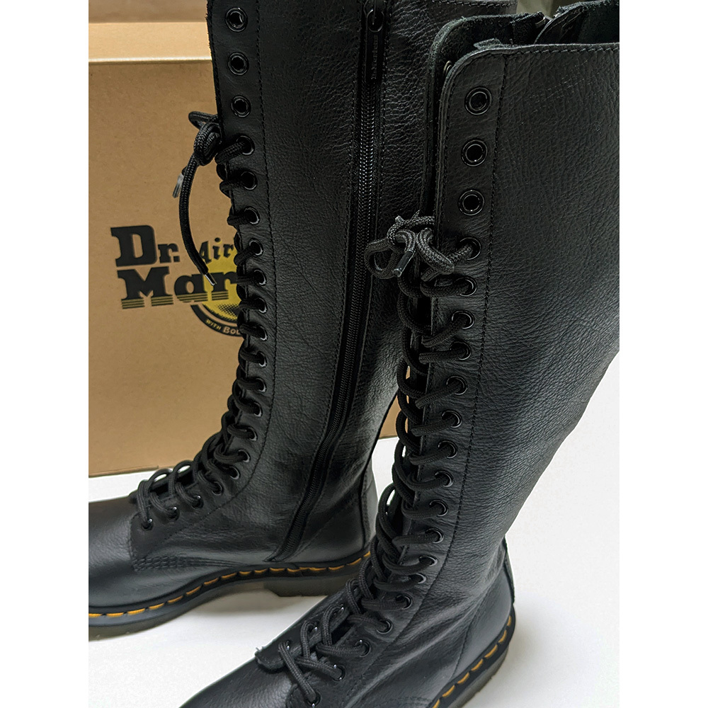 Yahoo!オークション - Dr.Martens 1860 1B60 20ホール ニーハイロング...