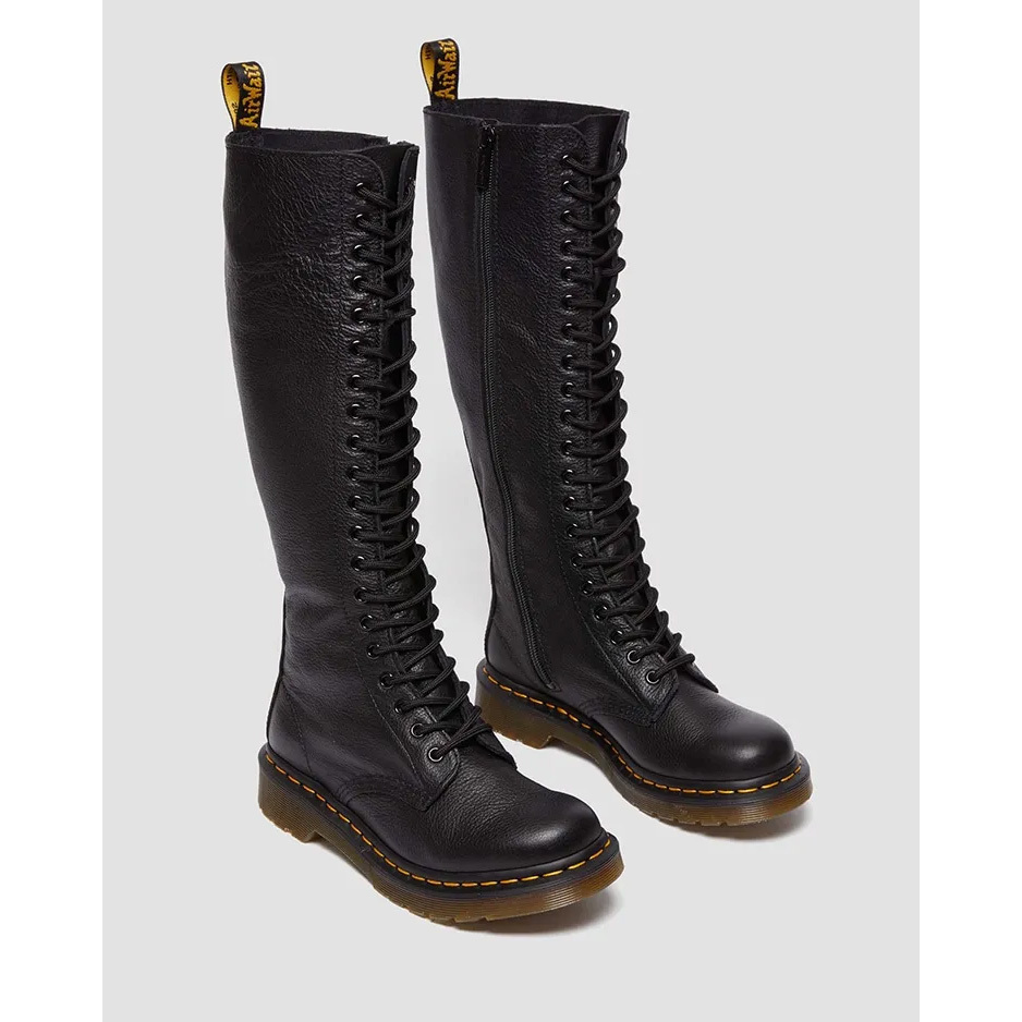 Yahoo!オークション - Dr.Martens 1860 1B60 20ホール ニーハイロング...