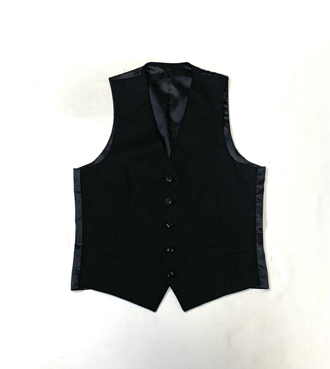 Yahoo!オークション - KONAKA コナカ // シャドーストライプ柄 ジレベ...