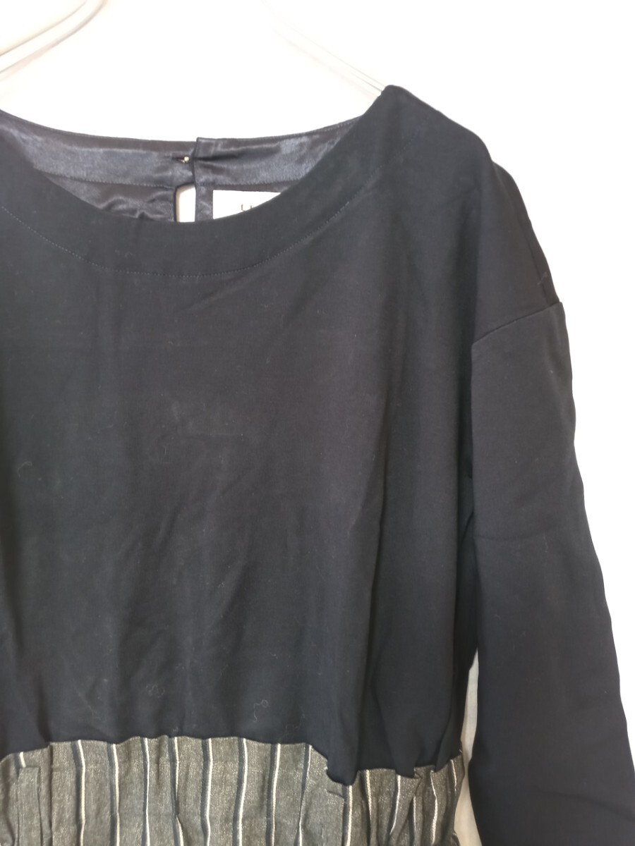 Yahoo!オークション - 10247 Trois 日本製 ウエスト切替ワンピース サ...