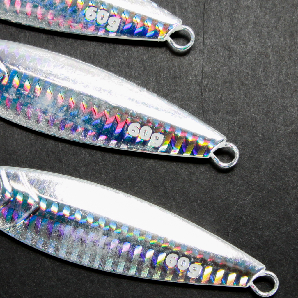 Yahoo!オークション - 【訳あり品】メタルジグ 60g フック無し シルバ...