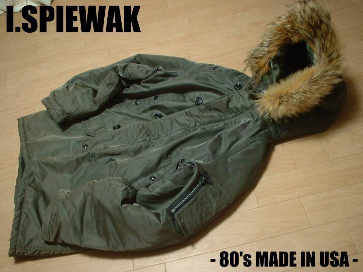 Yahoo!オークション - USA製I.SPIEWAK N-3Bフライトジャケット40正規1N...