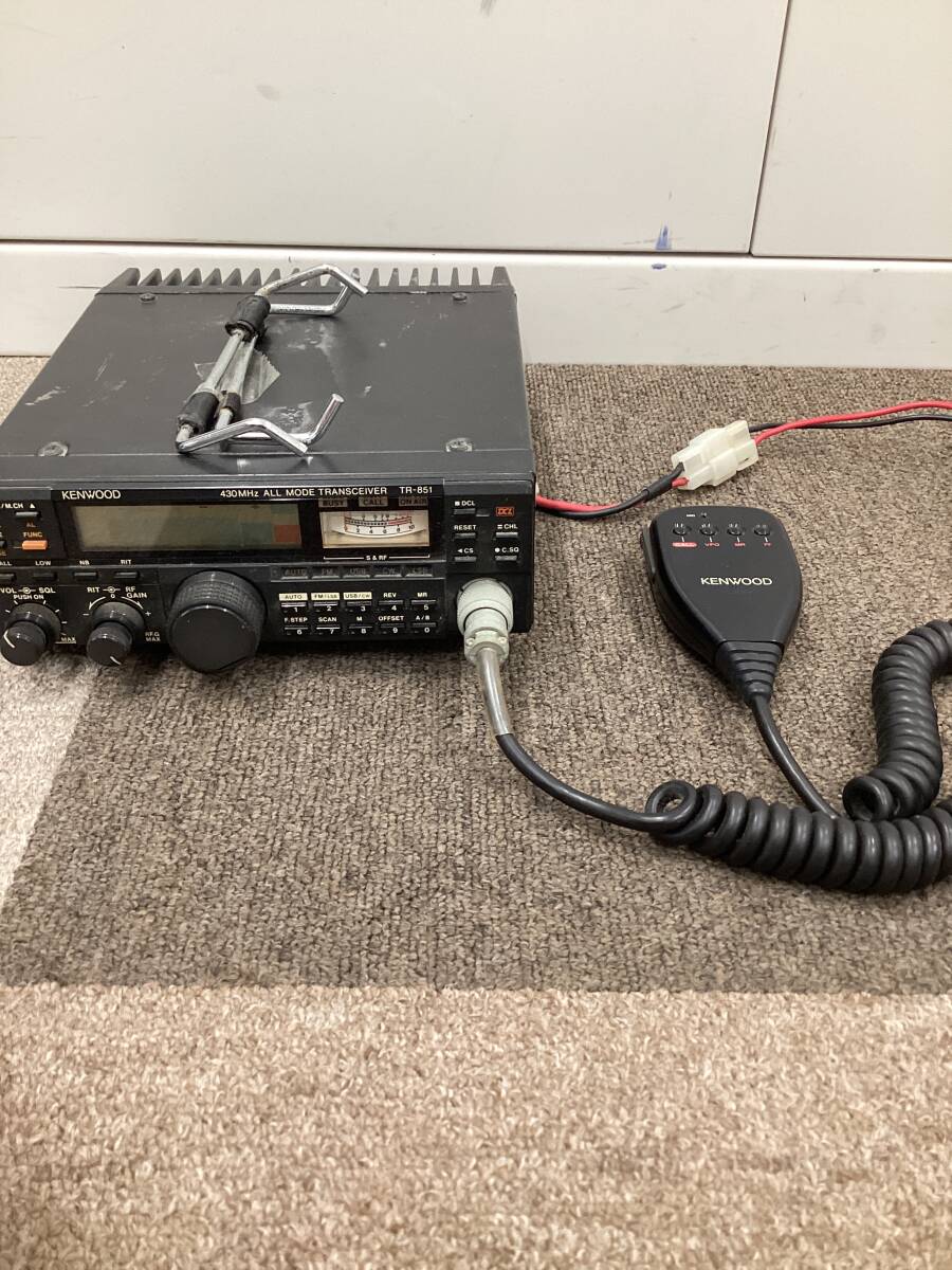 Yahoo!オークション - 【13967】Kenwood 無線機 TR-851D トランシーバ...