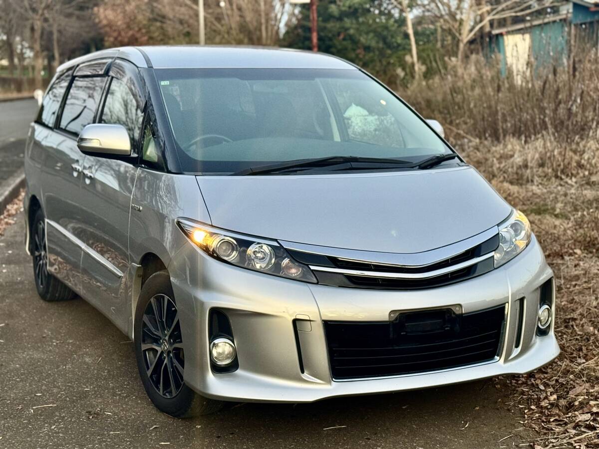 Yahoo!オークション - H24 エスティマ アエラスレザーPKG 後期型 美車 ...