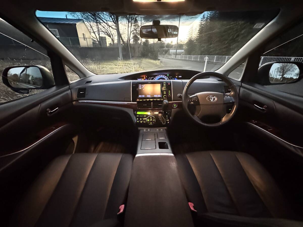 Yahoo!オークション - H24 エスティマ アエラスレザーPKG 後期型 美車 ...