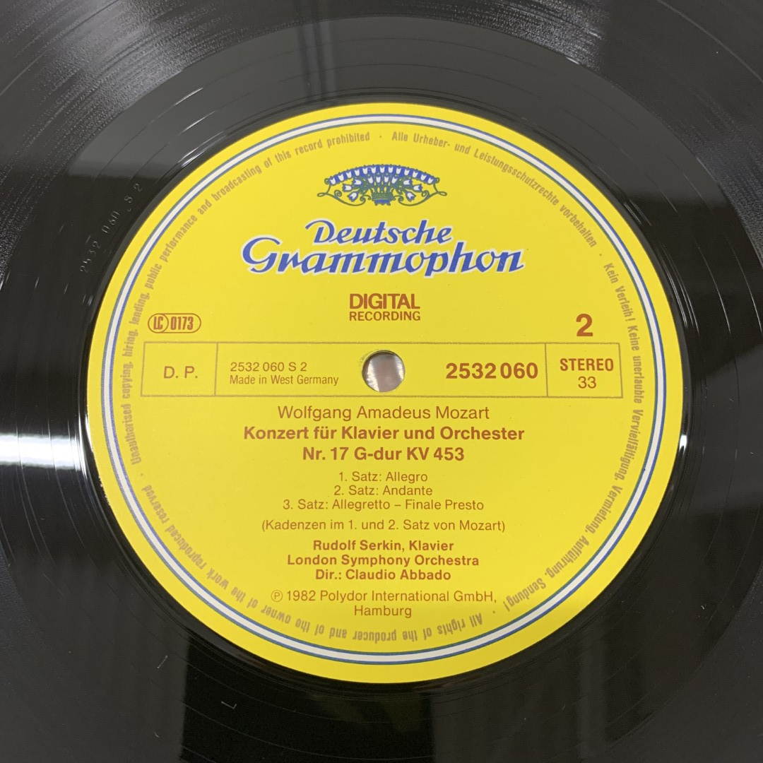 Yahoo!オークション - 01)【同梱不可】2532 060/西独DGG/LPレコード/...