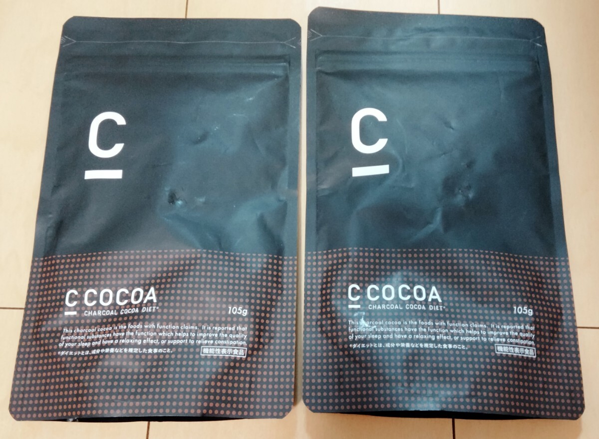 Yahoo!オークション - C COCOA 105g 2袋 シーココア チャコール GABA ...