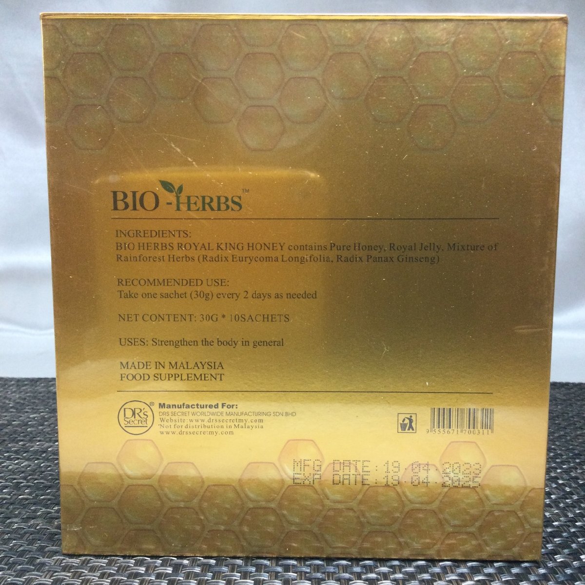 Yahoo!オークション - 【未開封品/TO】BIO-HERBS ロイヤルキングハニー...