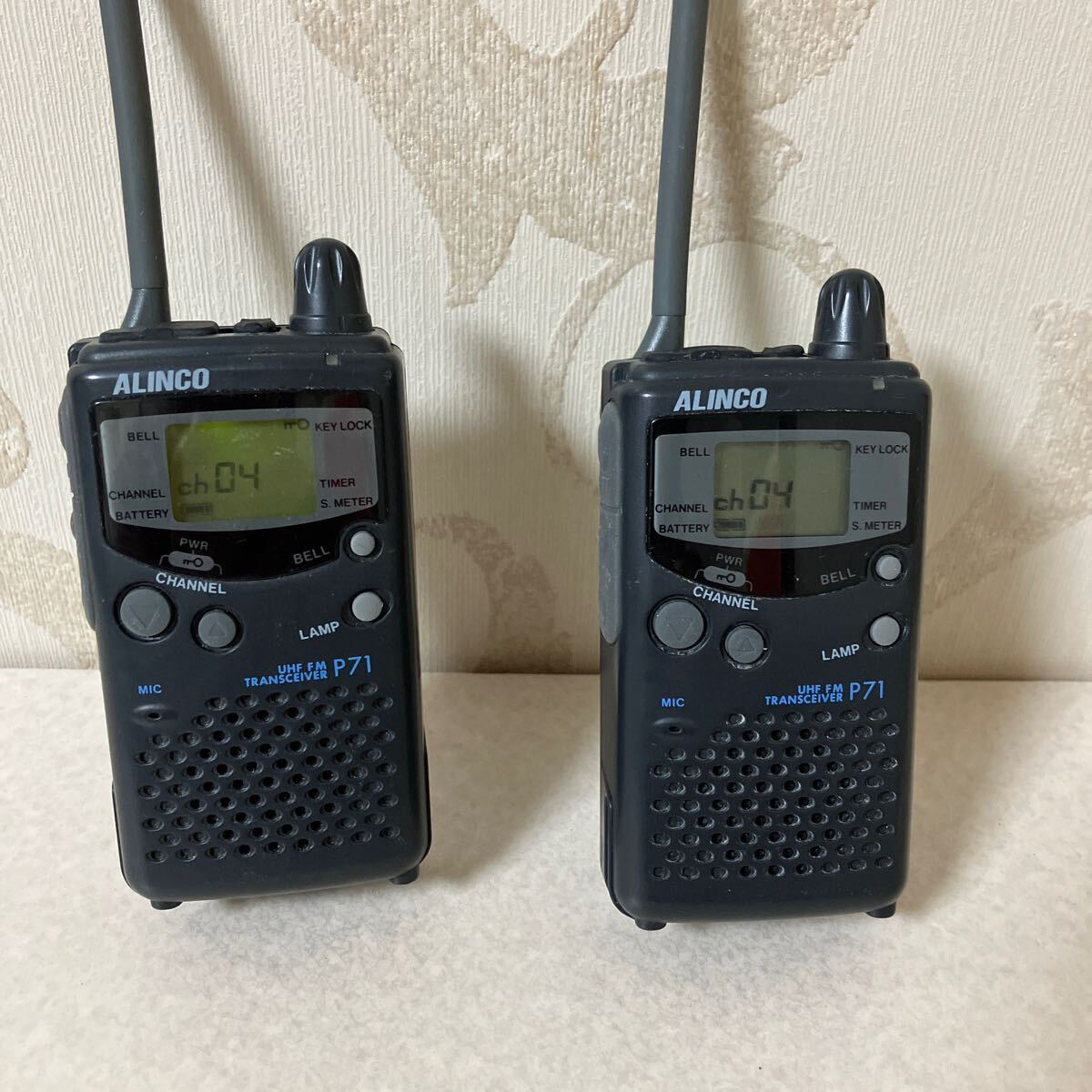 Yahoo!オークション - ALINCO 特定小電力トランシーバー DJ-P71 通電済...