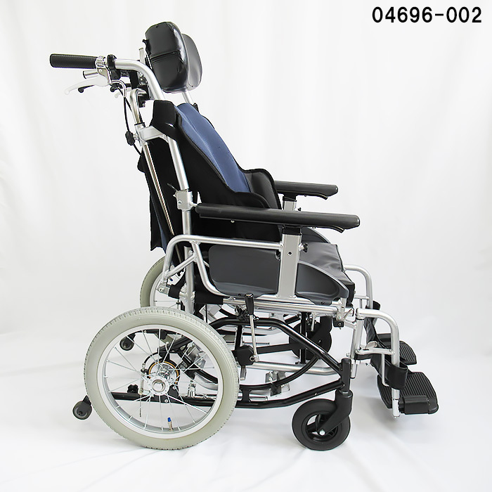 Yahoo!オークション - ティルト車いす【座王】NAH-F5 日進医療器 座幅4...