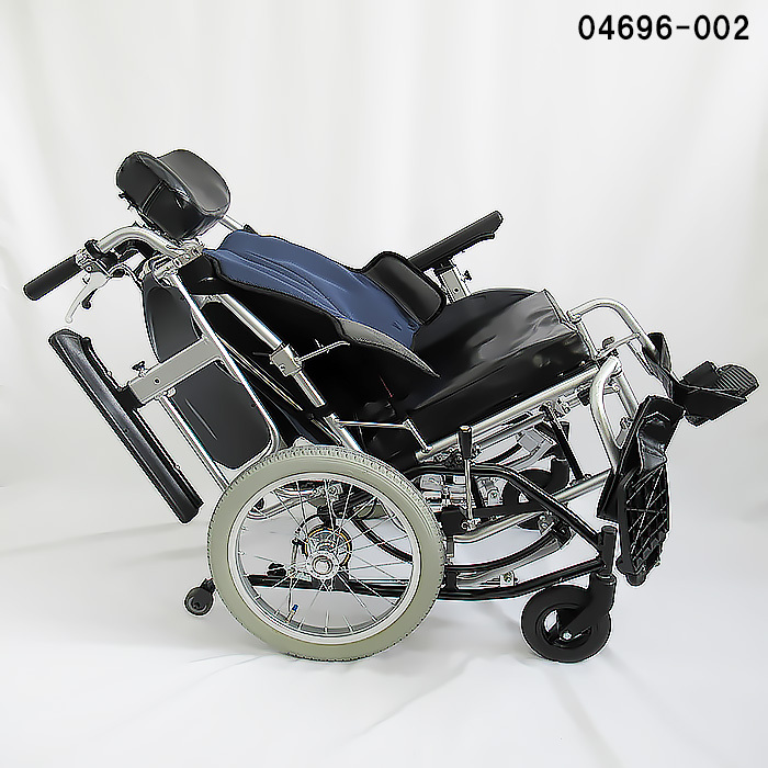 Yahoo!オークション - ティルト車いす【座王】NAH-F5 日進医療器 座幅4...