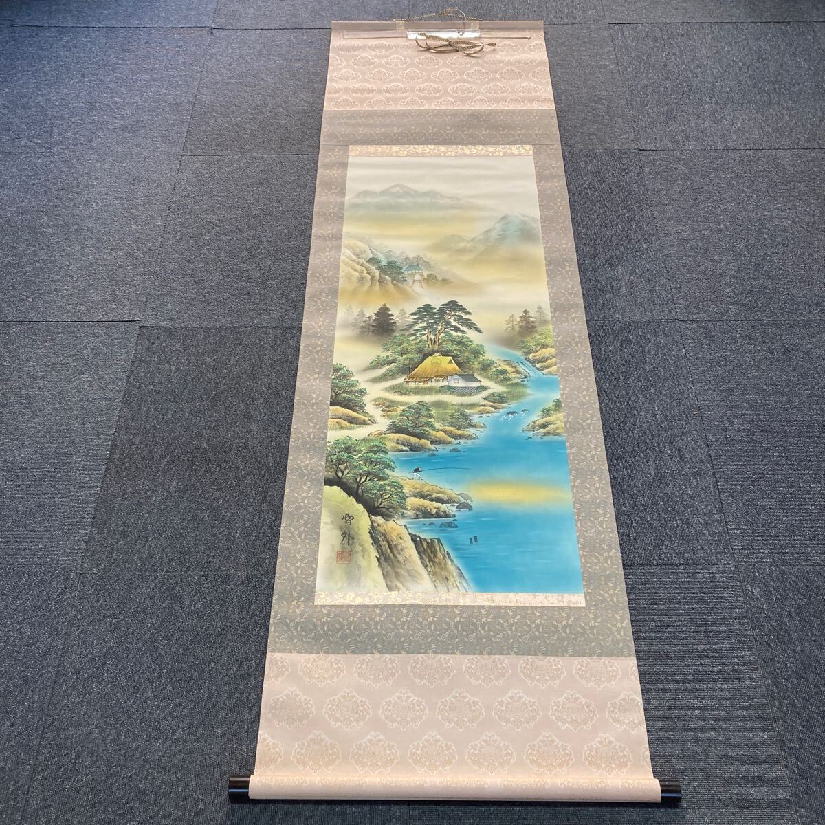 Yahoo!オークション - 【模写】掛軸 雪外 絹本 箱無 同梱可能 No.6358