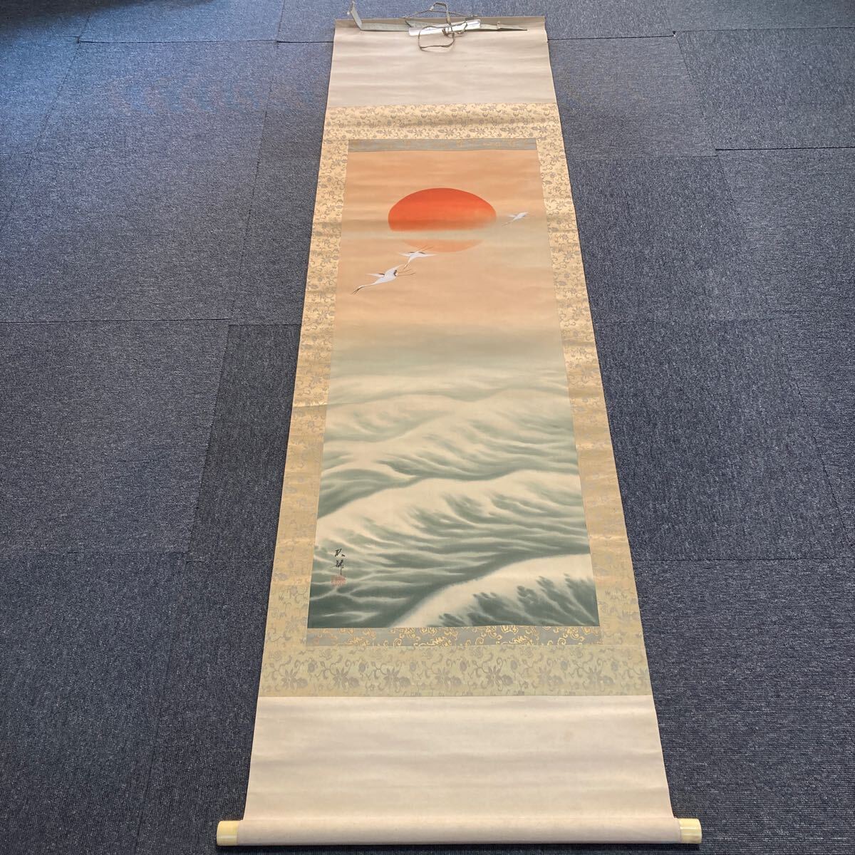 Yahoo!オークション - 【模写】掛軸 絹本 箱無 同梱可能 No.6428