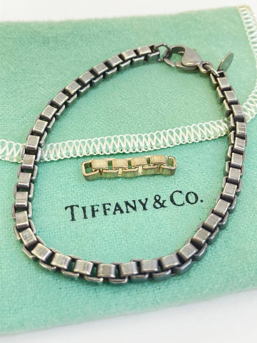 18868 小612-224 ティファニー ブレスレット ベネチアンチェーン Tiffany & Co. シルバー925 銀 アクセサリー 60(ブレスレット)｜売買されたオークション情報 ...
