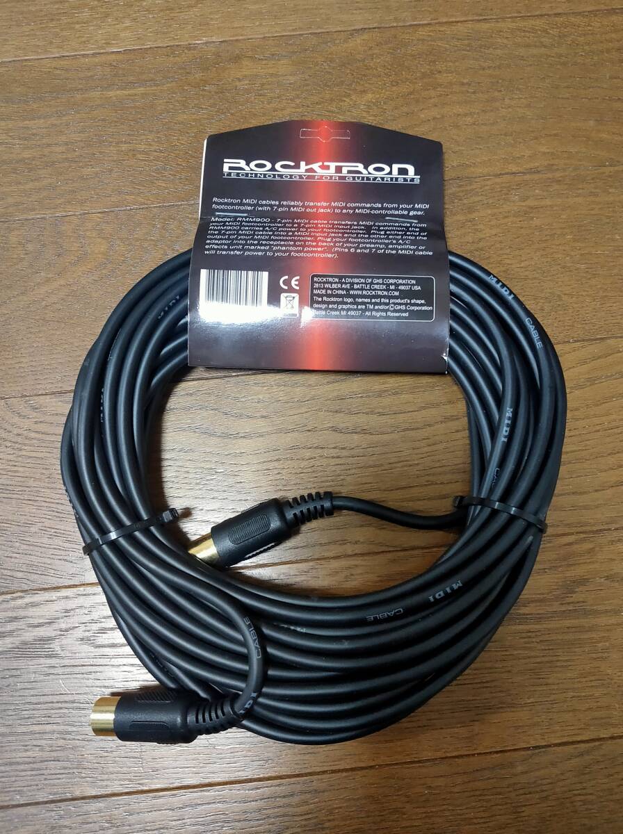 Yahoo!オークション - Rocktron RMM900 7-Pin MIDI Cable【9m】
