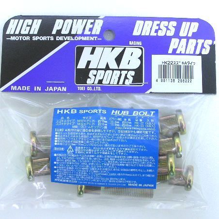 Yahoo!オークション - HKB ハブボルト（ホイールスペーサー用） HK22 ...