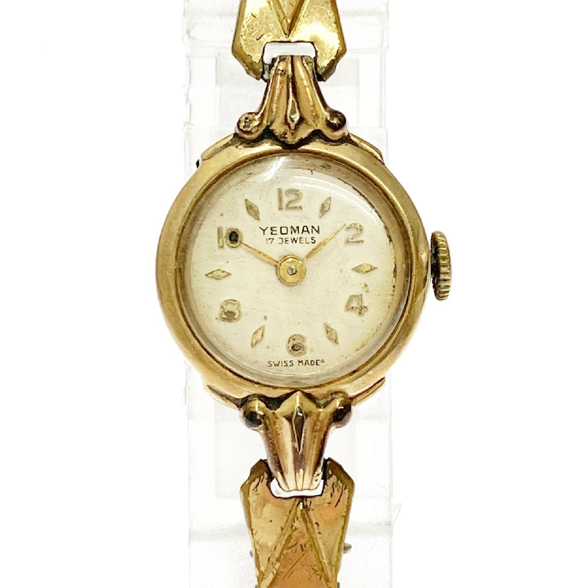 Yahoo!オークション - 【アンティーク】YEOMAN ヨーマン 17石 14K刻印 ...