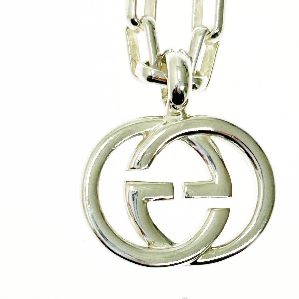 1円スタート GUCCI グッチ シルバー インターロッキングG 22.3g 925刻印 ネックレス 372419(ネックレス、ペンダント、チョーカー)｜売買されたオークション情報、yahoo ...