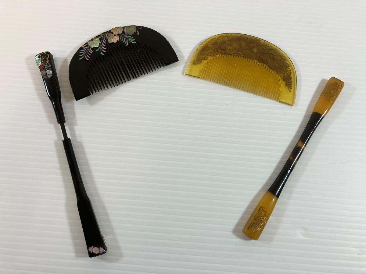 Yahoo!オークション - J18 櫛 かんざし くし 笄 髪飾り 着物