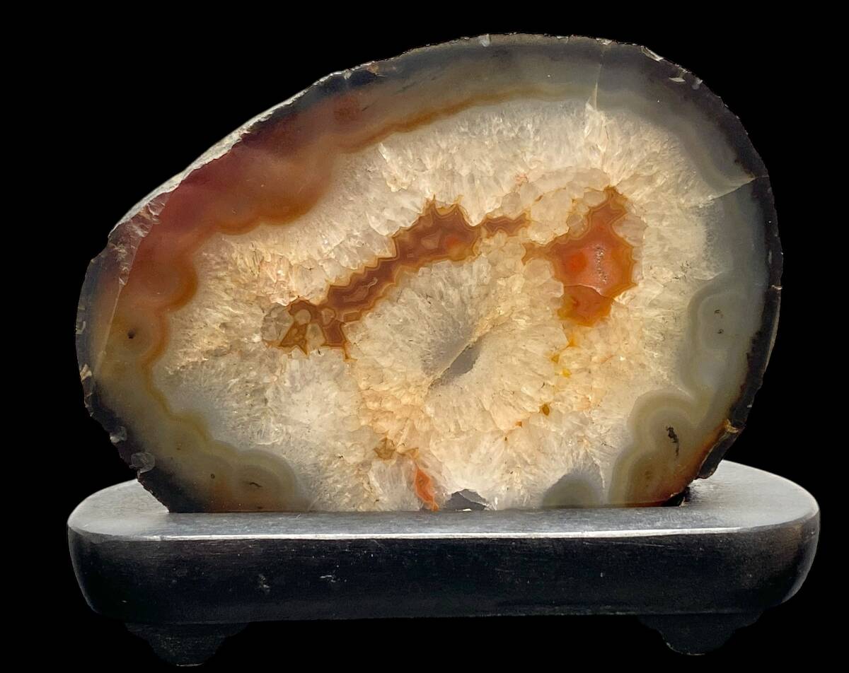 Yahoo!オークション - 1686-1496 瑪瑙 めのう 盆石 鑑賞石 メノウ 原石...