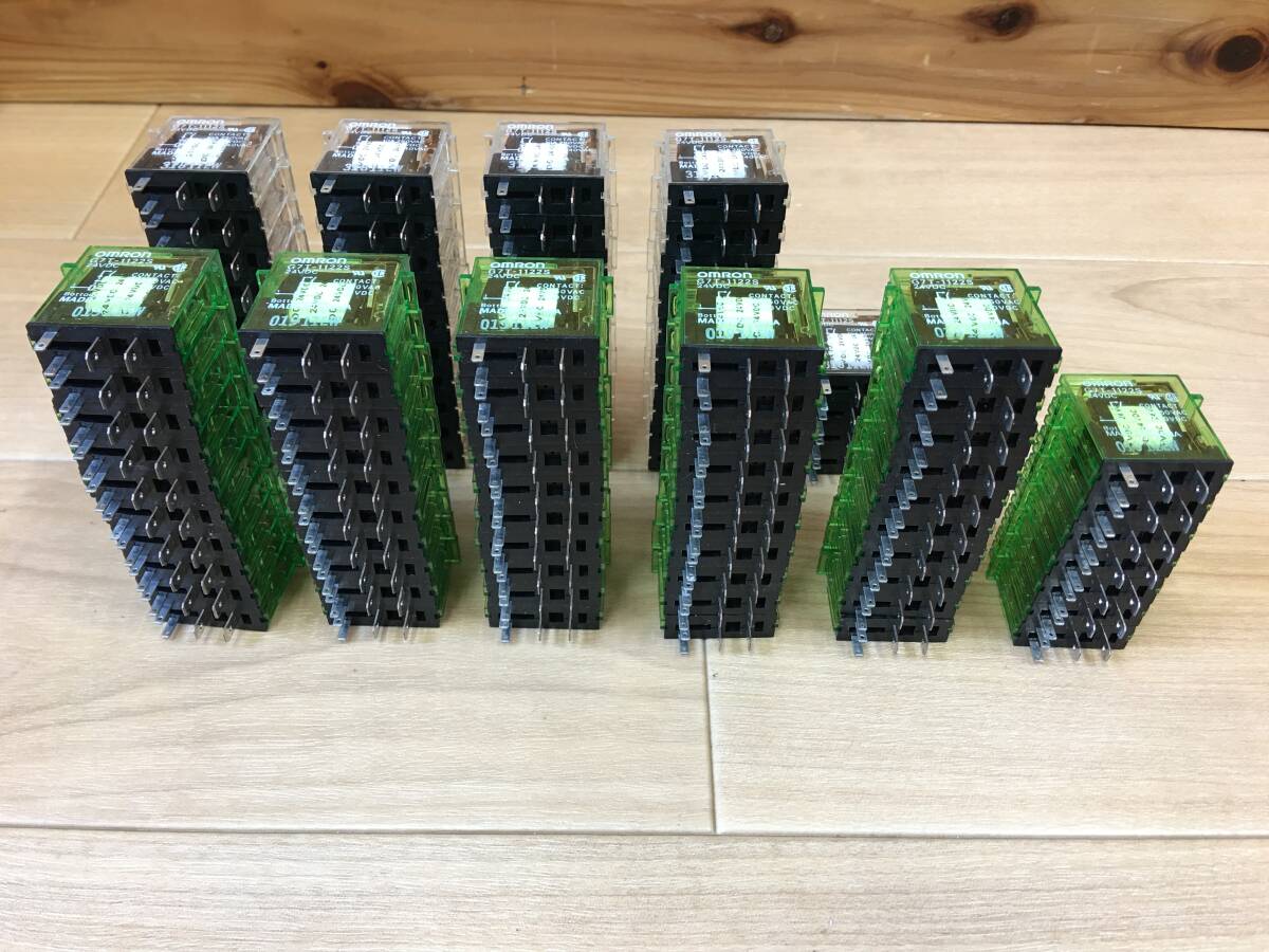 Yahoo!オークション - A21929)OMRON G7T-1112S 24VDC リレー x44点 +OM...